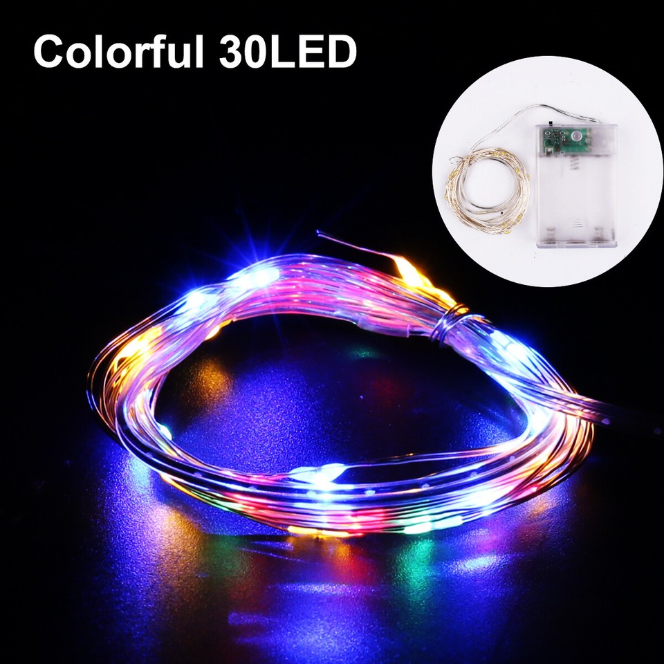 Small Micro Fairy Lights Battery Powered String Lights for Bedroom ...