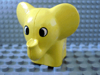 LEGO Primo - Animal Elephant - Yellow | eBay