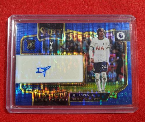 Djed Spence 2022-23 Select EPL Blue Pulsar Pitchside RC Auto #PS-DJS ...