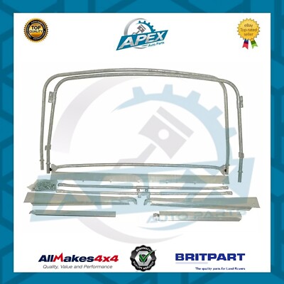 GALVANISED HOOD HOOP STICK SET KIT 88" FOR LAND ROVER SERIES 2 2A 3 SWB ...