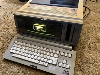 Vintage Brother WP-2200 Word Processor w/ Floppy Disk Drive | eBay