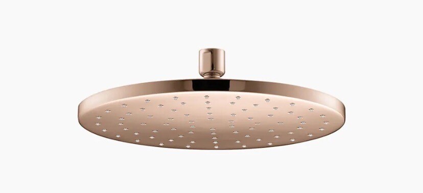 Kohler K-13689-G-RGD - 10” Vibrant Polished Rose Gold Rain Shower Head ...