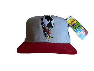 VINTAGE MARVEL BLOCKHEAD TOON SPIDER-MAN SNAPBACK HAT CAP 1993 VENOM ...