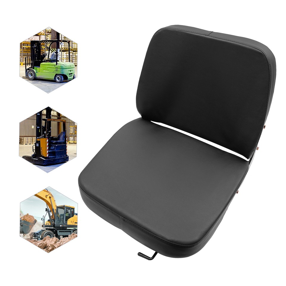 PVC Forklift Truck Seat Universal Waterproof Tractor Seat Adjustable ...