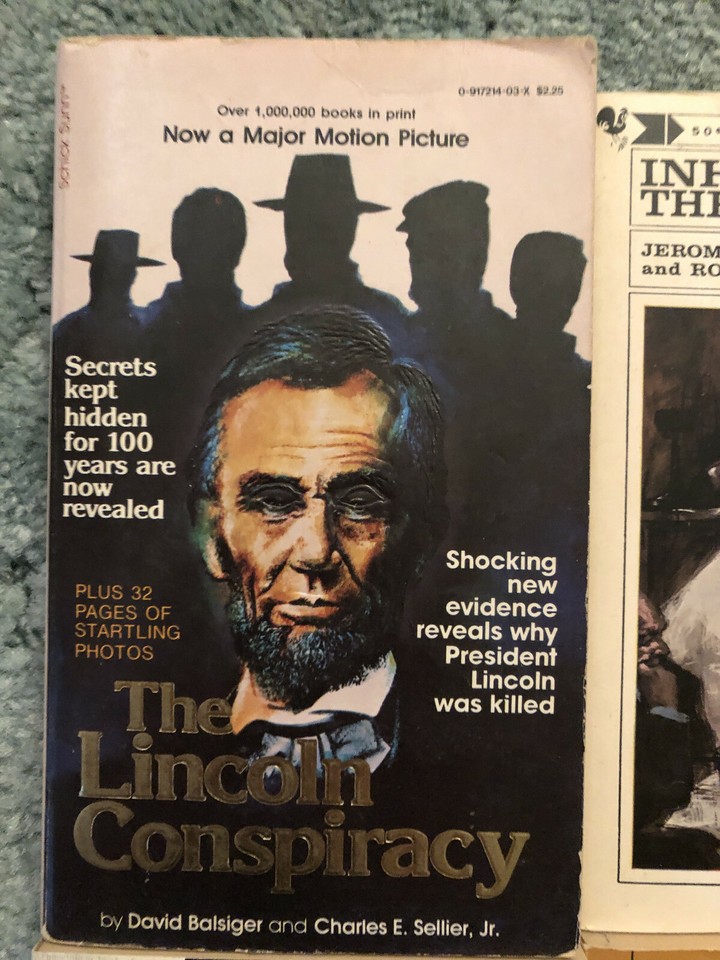 Books on History, Politics, Courts and Conspiracy, lot of 4, Lincoln ...