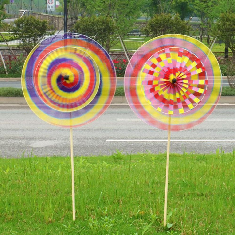Gifts Outdoors Windmill Toys Wind Spinner Rotating Toys Single Layer ...