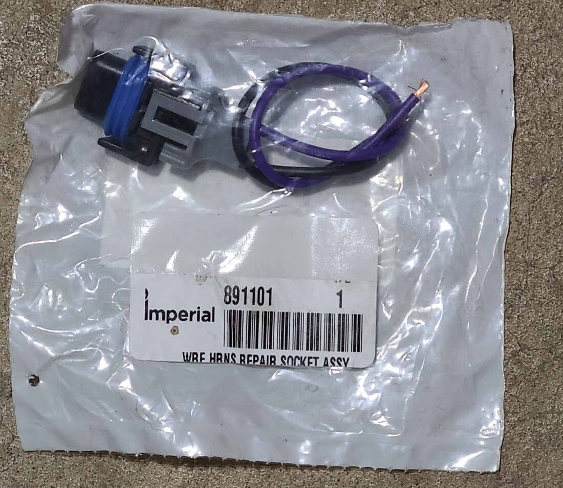 Imperial 891101 Halogen Fog Light Socket Harness Connector GM 2-Wire ...