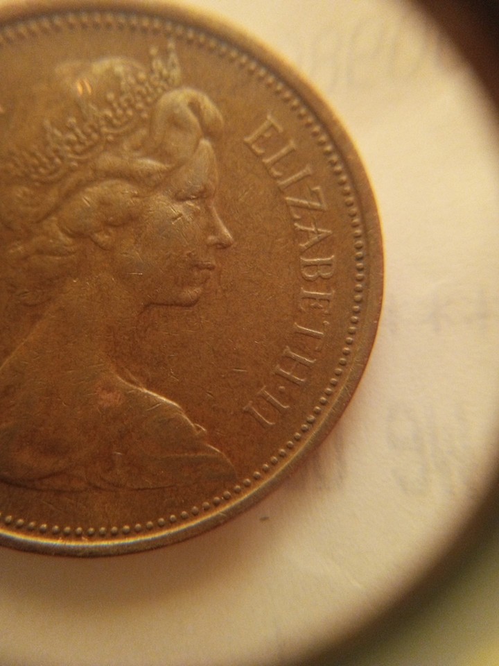 1971 NEW PENCE 2p British Elizabeth II Coin Extremely Rare (Great ...