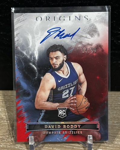 2022 Panini Origins David Roddy #RA-DRD Rookie Auto Red RC On Card Auto ...