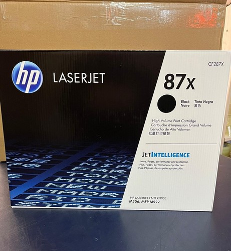 2024 New HP LaserJet 87X (CF287X) Toner Cartridge - Black SEALED BOX | eBay