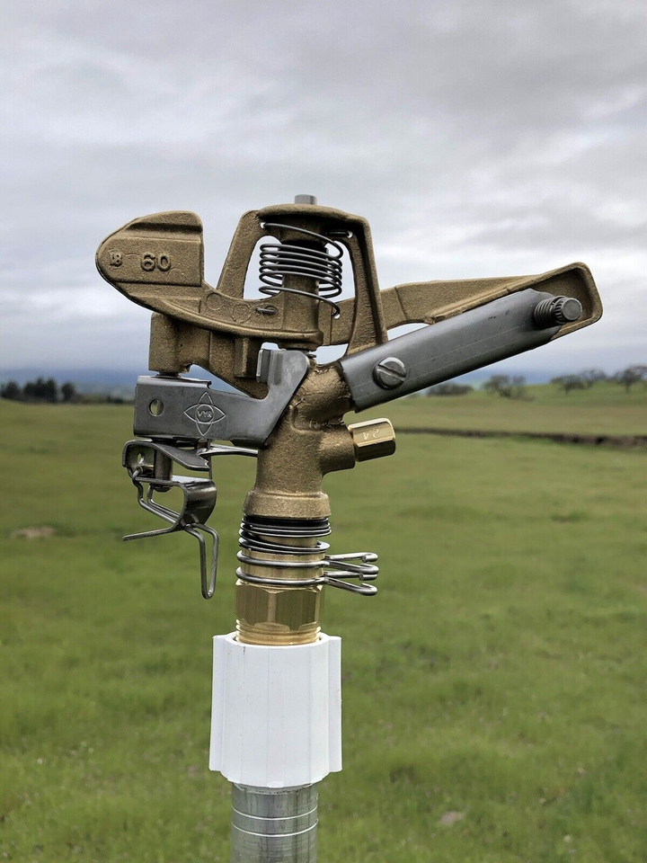 COMMERCIAL QUALITY TRI-POD SPRINKLER & HEAVY-DUTY ADJ BRASS IMPACT ...