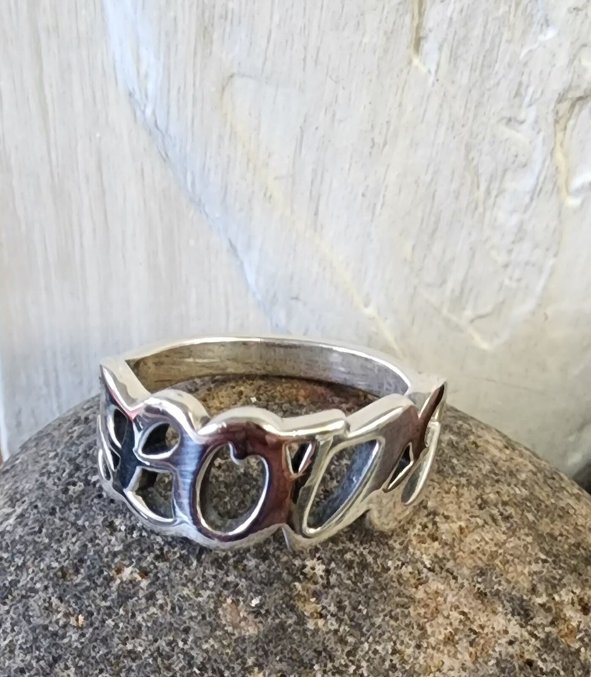 James Avery LOVE Script Ring, Retired Size 8 VERY Good Condition! | eBay