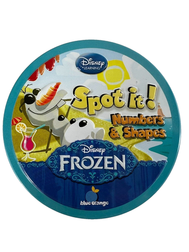 Disney Frozen Olaf Spot It! Numbers & Shapes Matching Card Family Fun ...