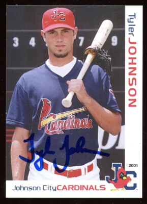 2001 Johnson City Cardinals TYLER JOHNSON Signed Card autograph AUTO | eBay