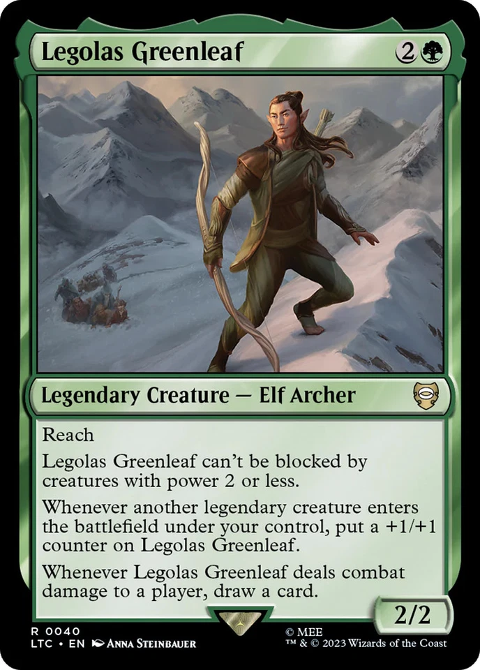 Legolas Greenleaf 40 Commander: the Lord of the Rings: Tales of Middle ...