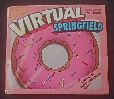 The Simpsons' Virtual Springfield (1997 Fox Interactive) - CD-ROM PC ...