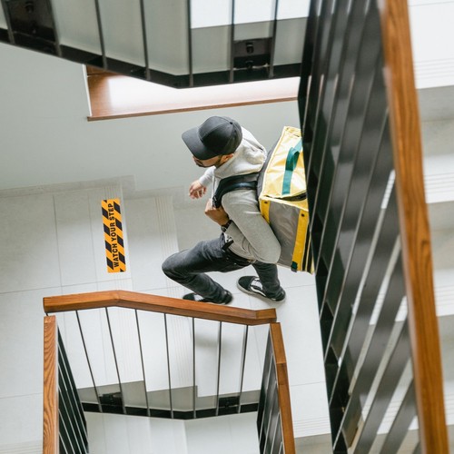 2 Pcs Anti-slip Strap Step Caution Strip Floor Safety Sign Antiskid ...