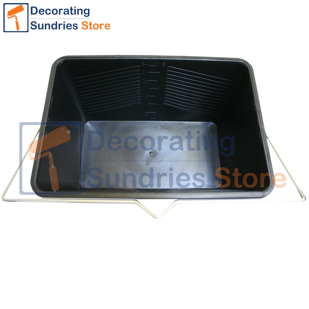 5 x 15 Litre Paint Scuttle Plastic Paint Scuttles with Handles 15 ltr ...