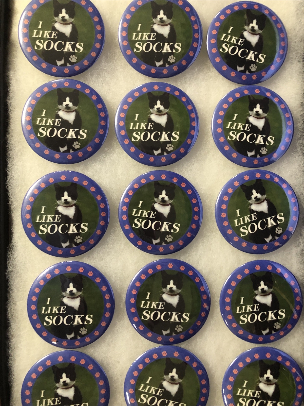 Lot of 15 I Like Socks Bill Clinton’s Cat pinback button pins | eBay