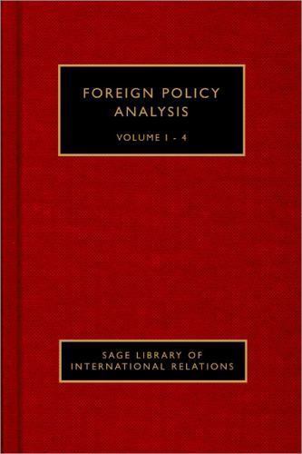 Sage Library of International Relations Ser.: Foreign Policy Analysis ...