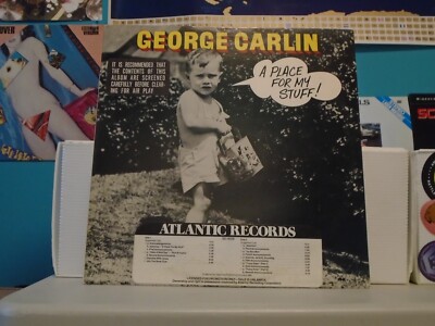GEORGE CARLIN-A Place For My Stuff-Vinyl LP-Promo With Warning Label | eBay