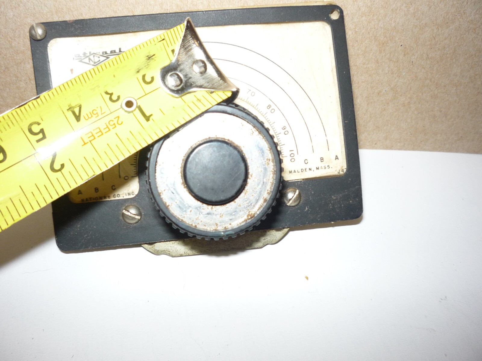 National Radio Vernier Dial + Knob and Bezel 0-100 from ham radio ...