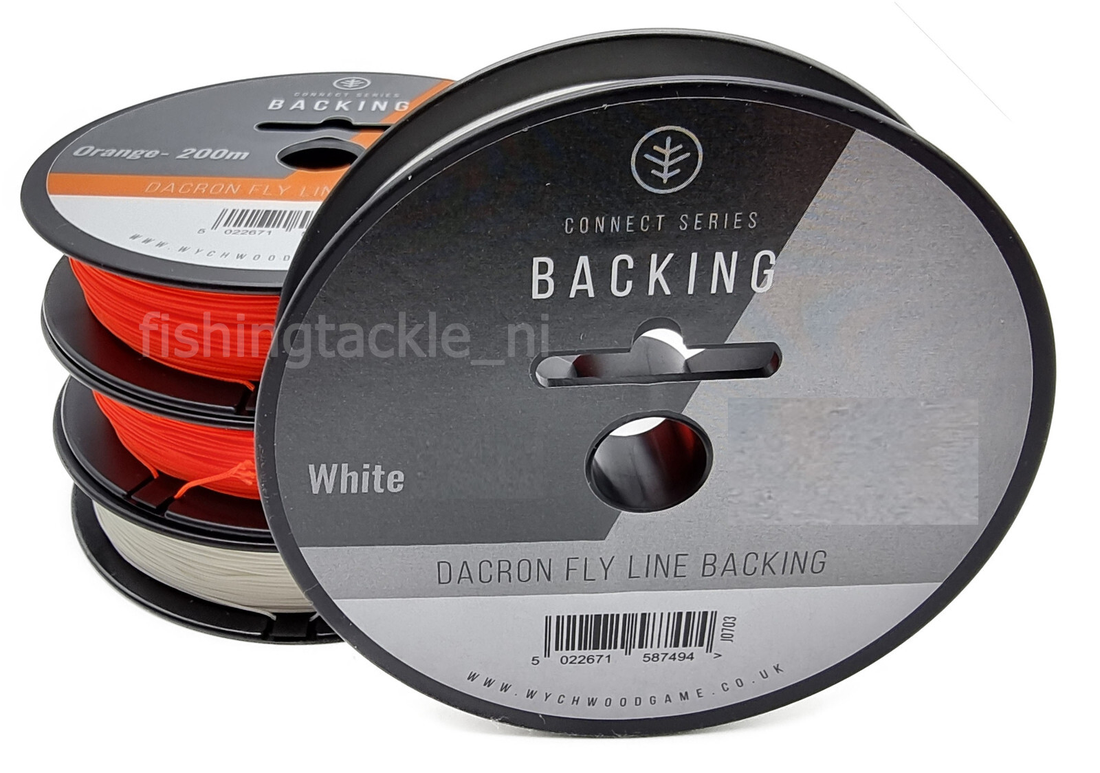 Wychwood Connect Fly Line Backing 100 / 200m Spools 20 / 30lb - Orange ...