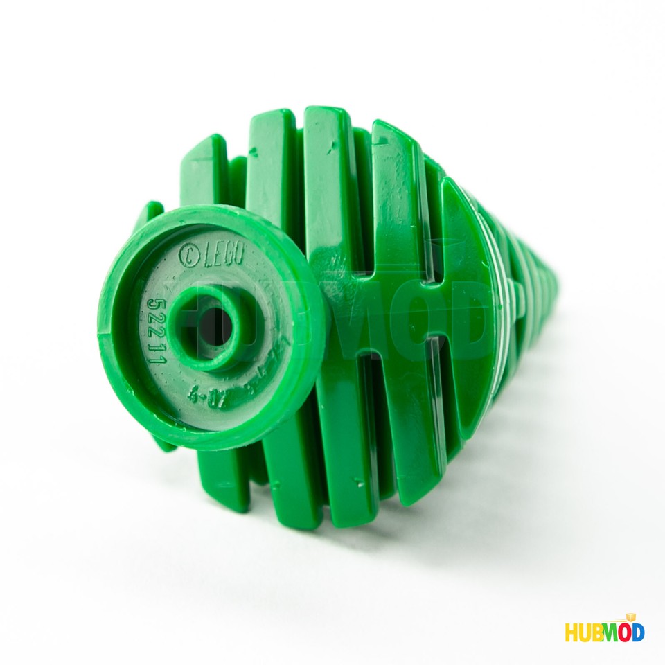 Lot of 2 Genuine LEGO Plant Tree Pine Large 3471 4X4X6 2/3 Green Castle ...