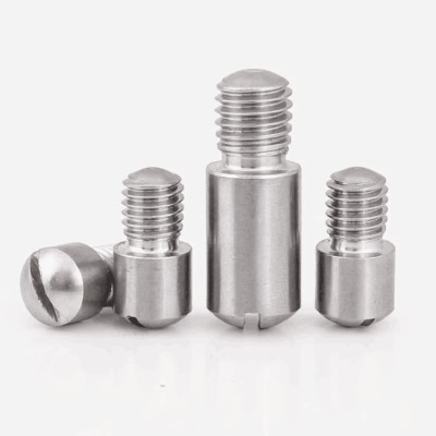 2pcs M6 slotted screws headless shoulder bolts GB831 thread nail axis ...