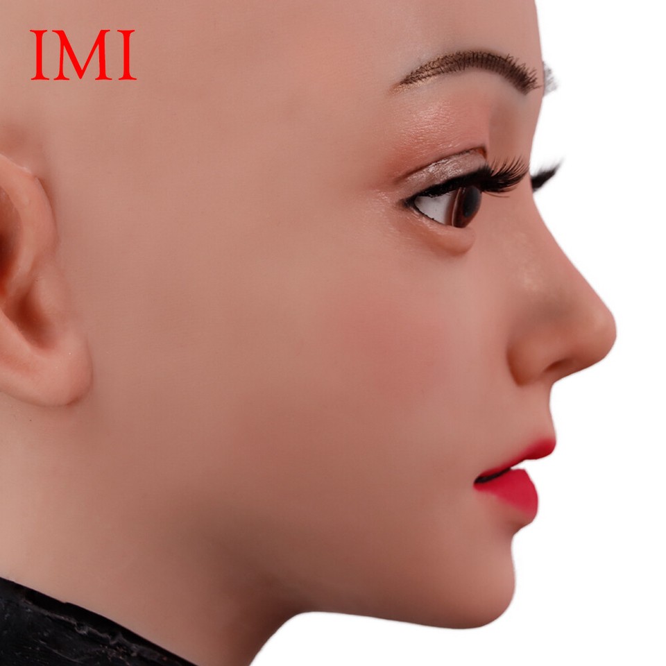 IMI Crossdressing Realistic Female Mask Headwear Masks for Cosplay Drag ...
