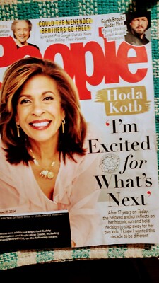 People Magazine October 21, 2024 Hoda Kotb "I'm Excited For What's Next ...