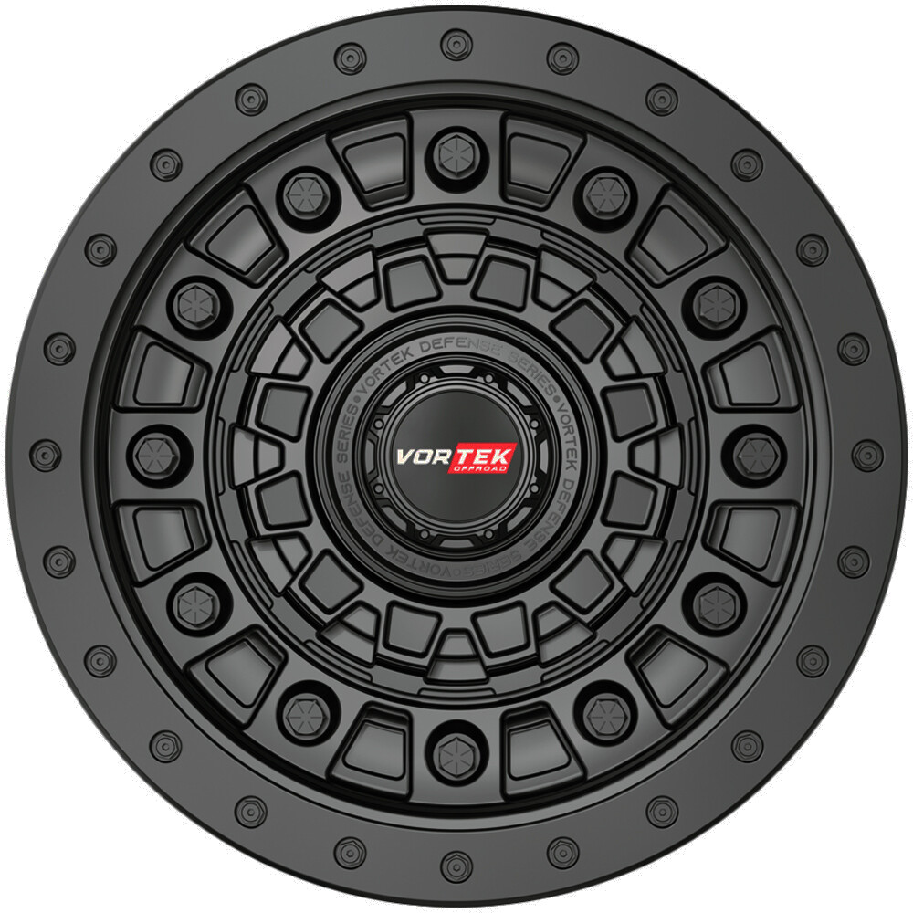 Vortek VRD-701 17x9 5x5"/5x5.5" -18mm Matte Black Wheel Rim 17" Inch ...