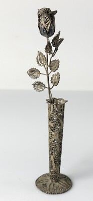 Vases & Urns - Sterling Silver 925 Flower Vase