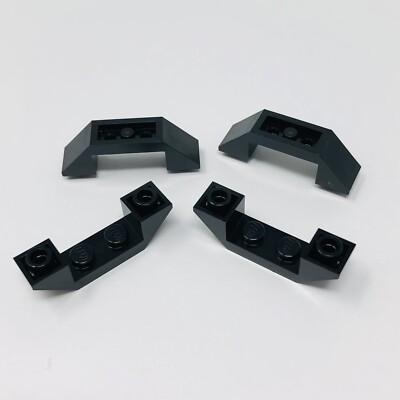 32802 LEGO Parts Slope Inverted 45 4x1 Double BLACK (4) | eBay
