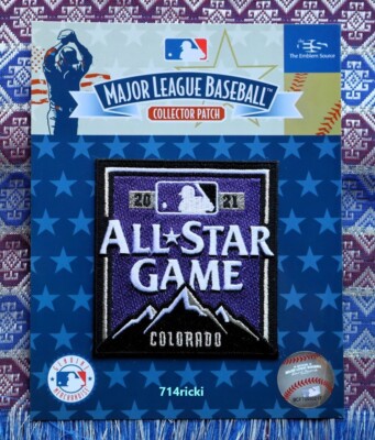 2021 MLB All Star Game Collectible Patch Colorado Rockies Official | eBay