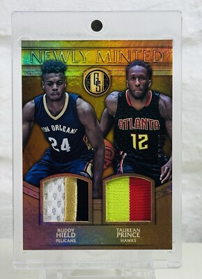 2016 Gold Standard Newly Minted Dual Patch Rookie BUDDY HIELD RC Print ...
