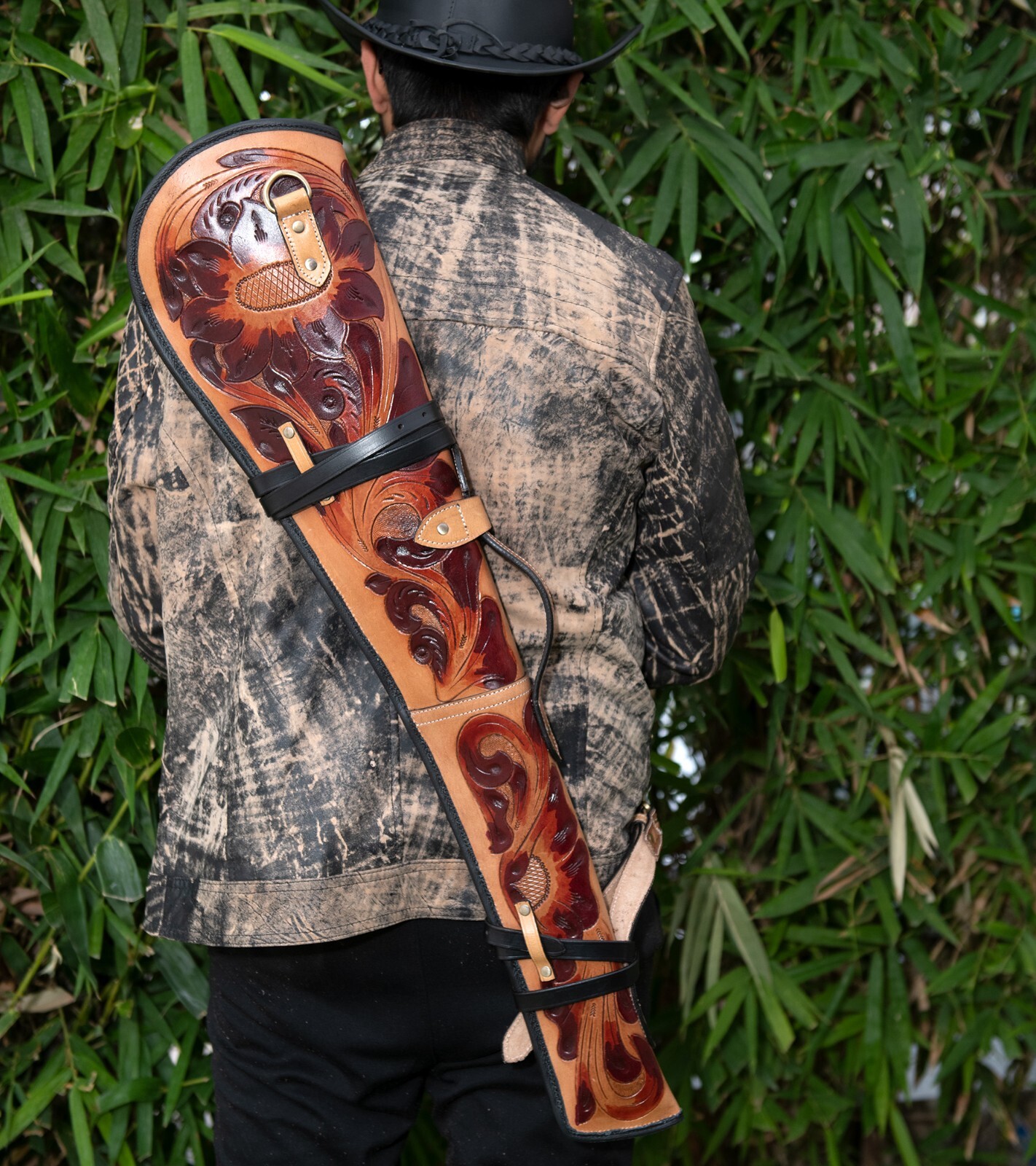 leather scabbard for henry rifle, marlin 336 accessories, winchester ...