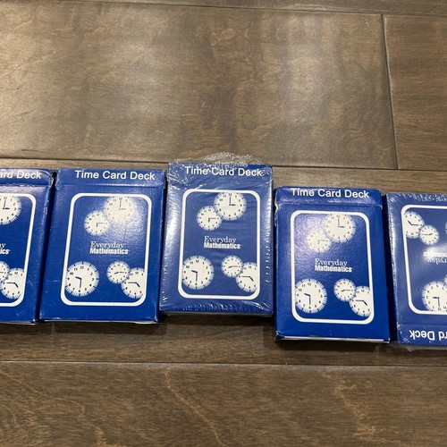 Everyday Mathematics Time Card Deck | eBay