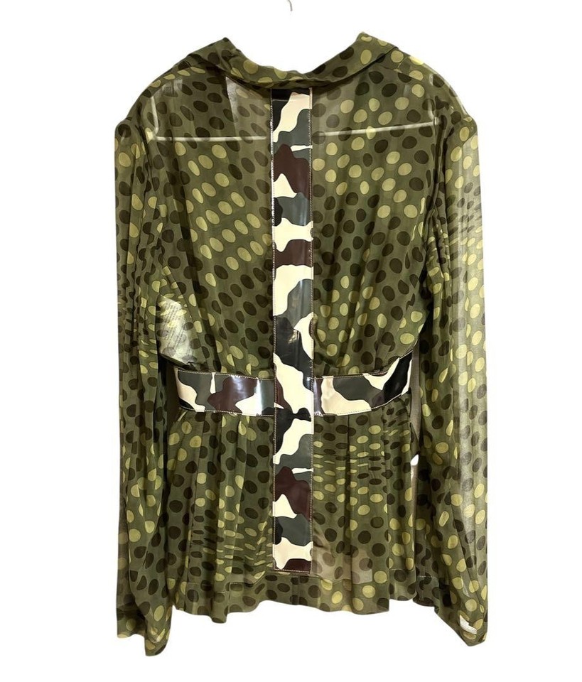 COMME des GARCONS Camouflage Mesh Jacket M Used 2000s Casual Easy Wear ...