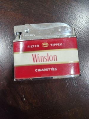 Vintage Winston Cigarettes Advertising Lighter | eBay