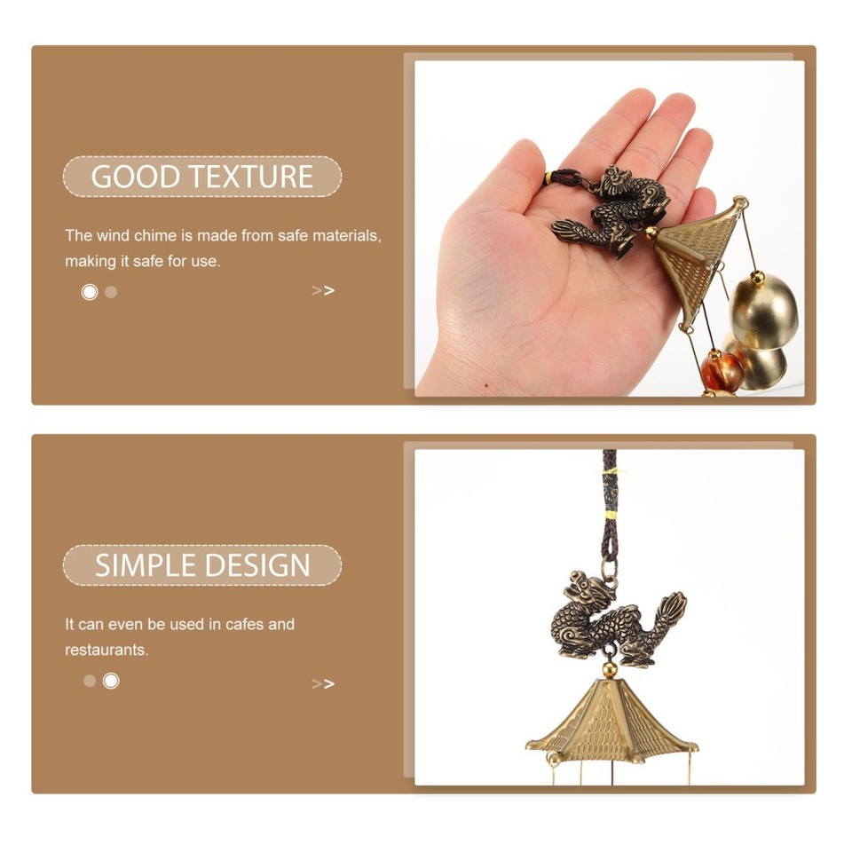 Wind Chime Ornaments Hand Crafted Steel Bell Windchime Beautiful Chimes ...