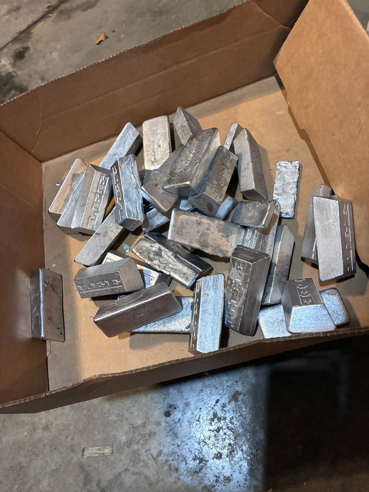 22 lbs of hard lead ingots for casting | eBay