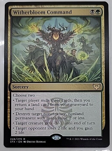 Witherbloom Command MTG Strixhaven Rare - Magic Card | eBay