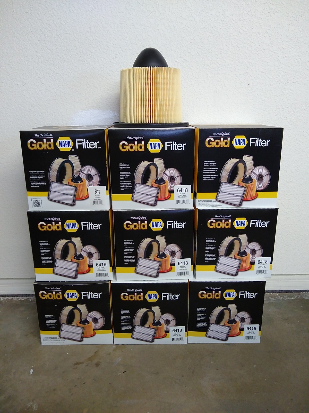 NAPA 6418 - Air filter cross reference