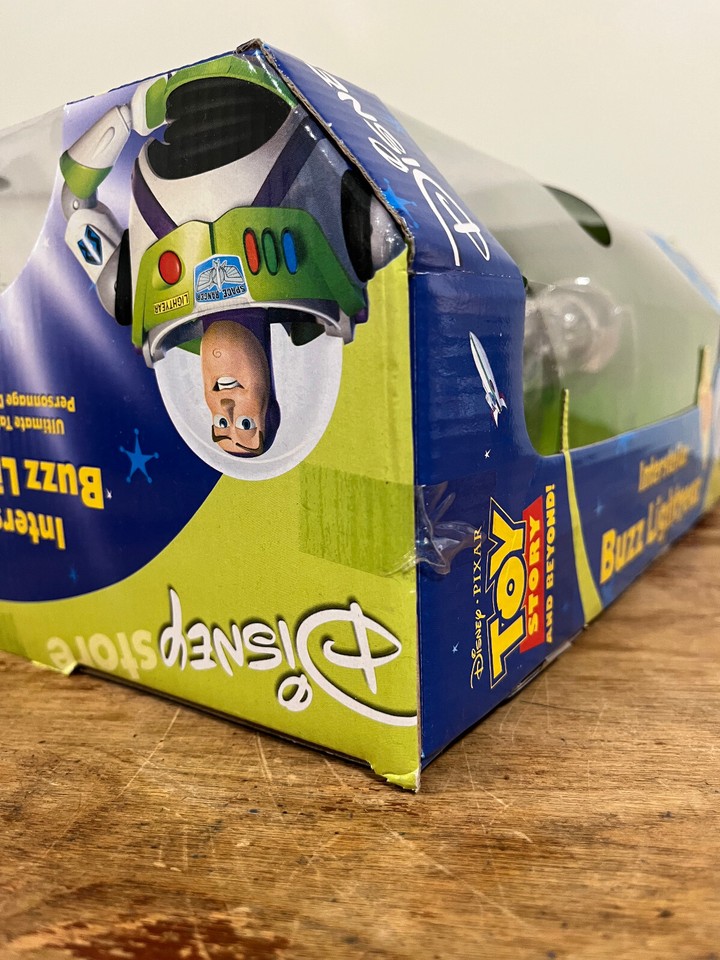 Thinkway RARE Interstellar Buzz Lightyear Pixar Toy Story Clear Figure ...