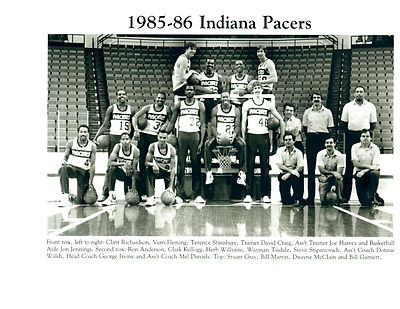 1985 1986 INDIANA PACERS 8X10 TEAM PHOTO BASKETBALL | eBay
