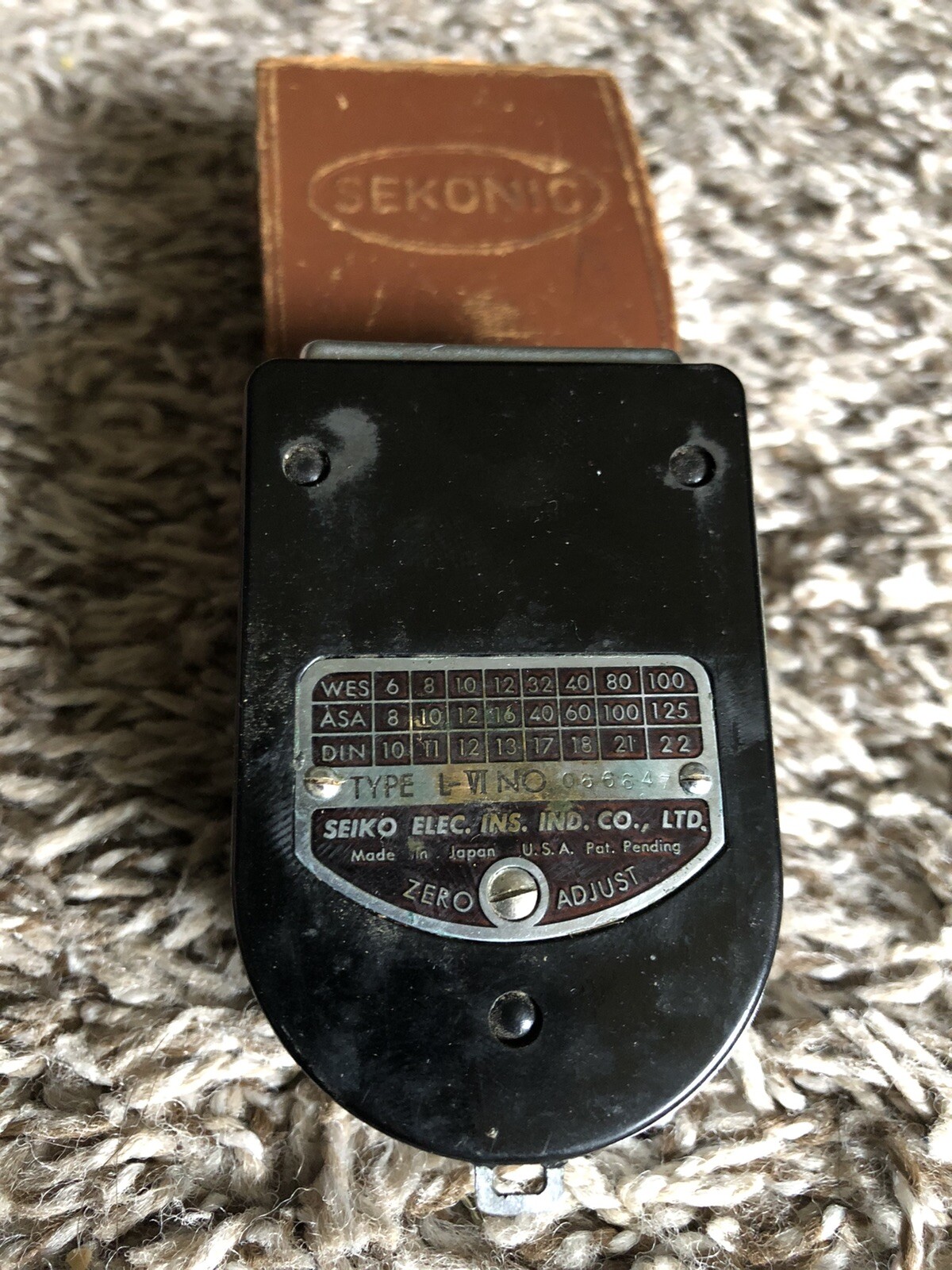 Vintage SEKONIC Seiko Light Meter Type L-VI with Case | eBay