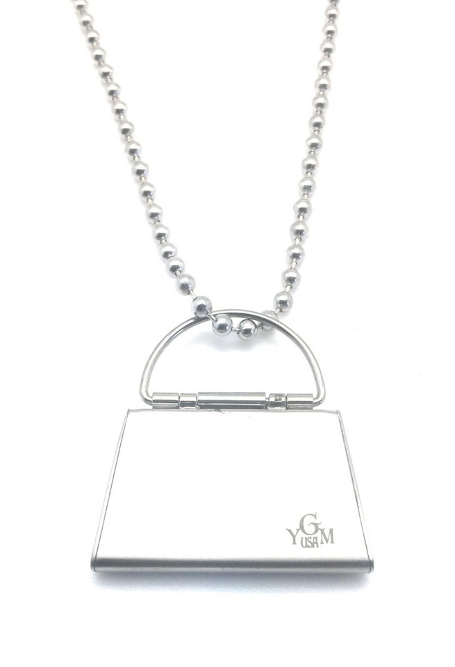 Necklace Envelope Purse Locket Pendant Hearts Enamel Red Love Chain 22 ...