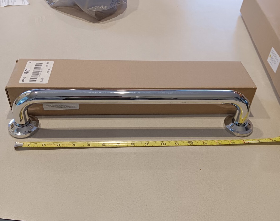Handicap Aid Signature Hardware 353740 Lenoir 18” Grab Bar - Chrome | eBay
