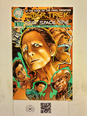 Star Trek Deep Space Nine #3 NM Malibu Comic Book Sisco Odo O'Brien 24 ...